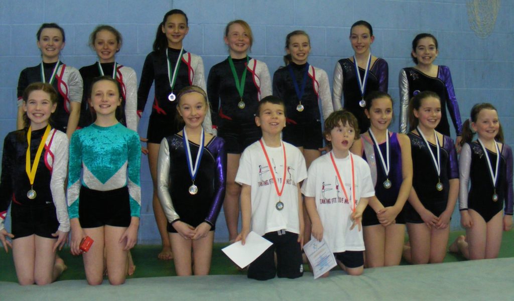 Gymnasts tumble into action at local competition - Springfit